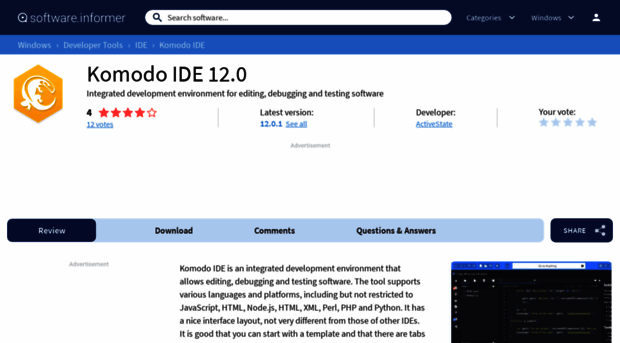 komodo-ide.informer.com - Komodo IDE Download - Integrat... - Komodo ...