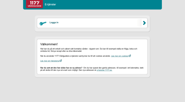 kontakt.minavardkontakter.se - Inloggning - 1177 Vårdguidens ...