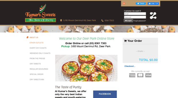 kumarssweets.com.au - Kumar's Sweets - Melbourne's A... - Kumar S Sweets