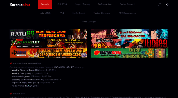 kuramanime.red - Kuramanime - Portal Download d... - Kuramanime