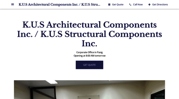 kus-architectural-components-inc.business.site - K.U.S Architectural Components... - K U S ...