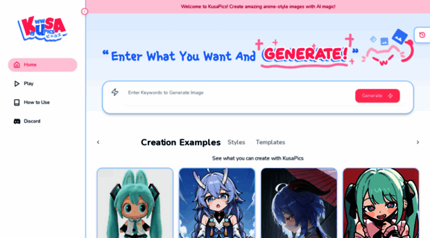 kusa.pics - KusaPics – Free Anime & OC AI ... - Kusa