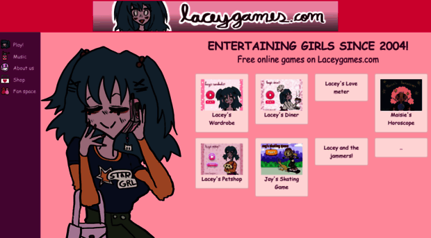laceygames.neocities.org - Page Title - Laceygames Neocities