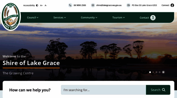 lakegrace.wa.gov.au - Home » Shire of Lake Grace - Lake Grace Wa Gov