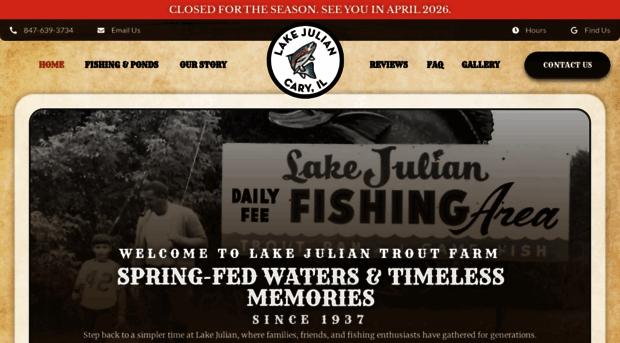lakejulian.com - Lake Julian Trout Farm | Famil... - Lake Julian
