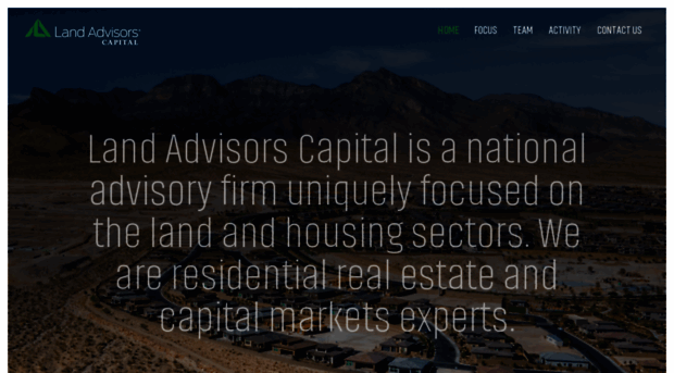 landadvisorscapital.com - Commercial Property Lenders | ... - Land ...