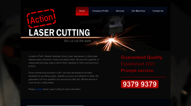 lasercut.net.au - Home - Action Laser Cutting - Laser Cut