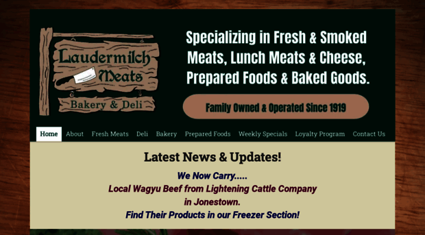 laudermilchmeats.com - Butcher Shop, Deli & Bakery | ... - Laudermilchmeats