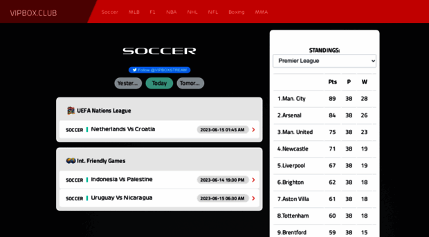 lc.vipbox.club - VIPBOX - Watch Soccer Lives On... - Lc VIPBOX