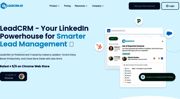 leadcrm.io - LeadCRM | LinkedIn Integration... - LeadCRM