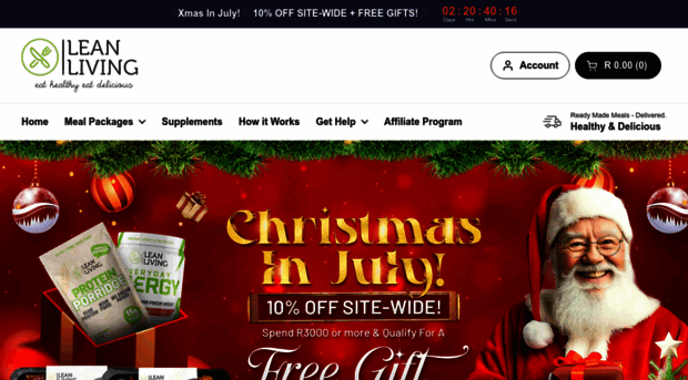 leanliving.co.za - Lean Living | Order Healthy Me... - Lean Living