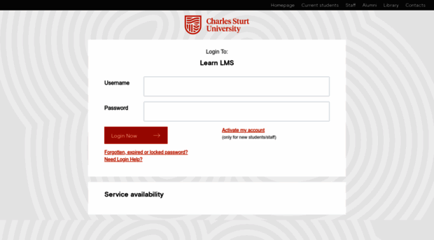 learn.csu.edu.au - Login - Charles Sturt Universi... - Learn Csu