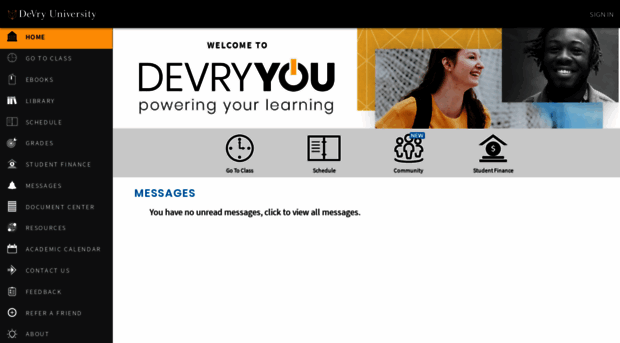 learn.devry.edu - DeVry Student Portal - Learn De Vry