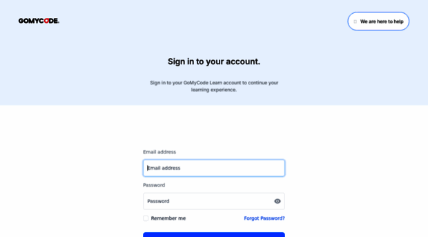 learn.gomycode.co - Learn Platform - The GOMYCODE ... - Learn GOMYCODE