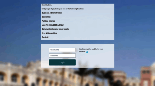 learn2.bue.edu.eg - BUE E-Learning: Log in to the ... - Learn 2 BUE