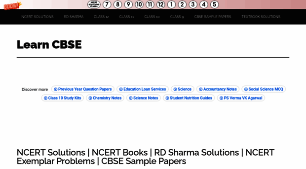 learncbse.in - NCERT Solutions | RD Sharma So... - Learn CBSE