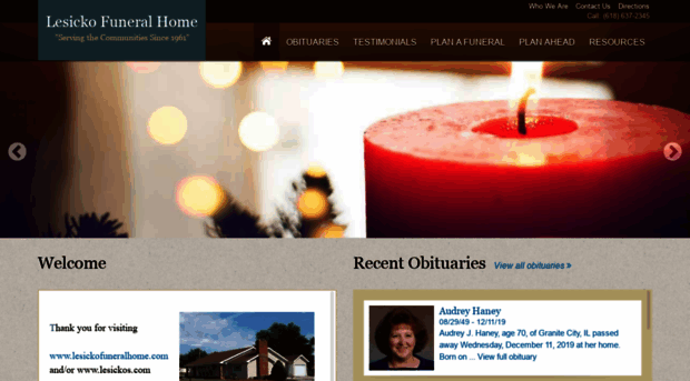 lesickofuneralhome.com - Lesicko Funeral Home : Livings... - Lesicko ...