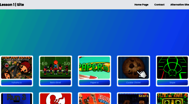 lesson1.site - Lessons-1.Site Unblocked games - Lesson 1