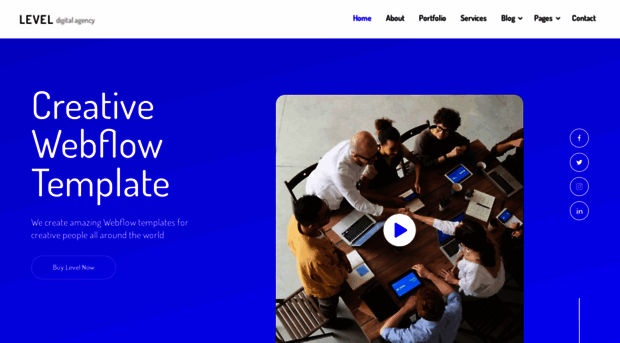 level-template.webflow.io - Level - Webflow HTML website t... - Level Template Webflow