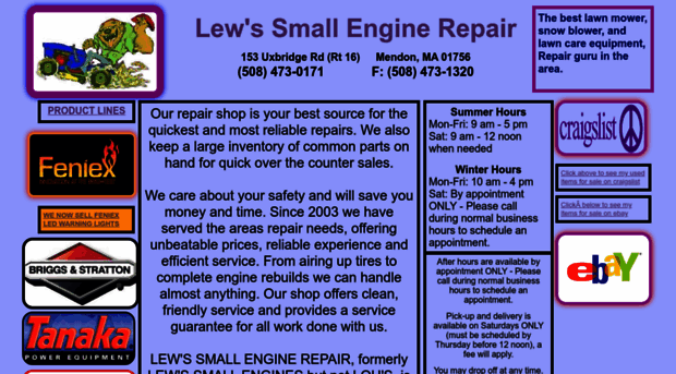 lewssmallengines.com - Lew's Small Engines - Lew S Small Engines