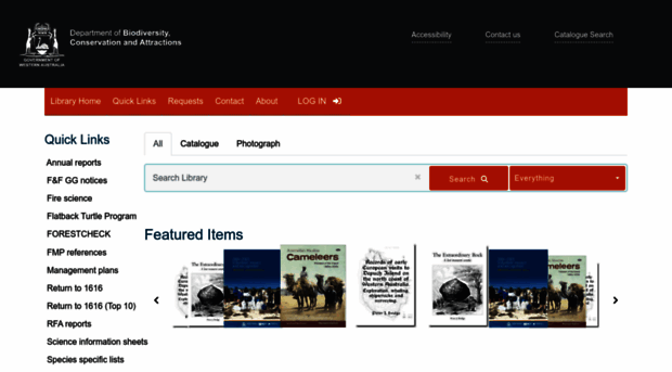 library.dbca.wa.gov.au - Welcome - Library Dbca Wa Gov