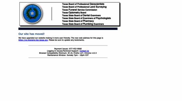 licsys.hpc.texas.gov - State of Texas Licensing Syste... - Licsys Hpc Texas