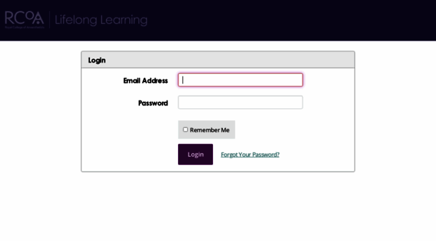 lifelong.rcoa.ac.uk - RCoA Lifelong Learning - Lifelong RCoA