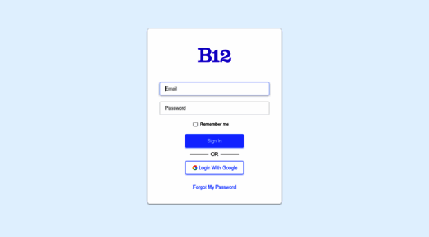 listings.b12.io - B12 SEO dashboard | Sign In - Listings B12