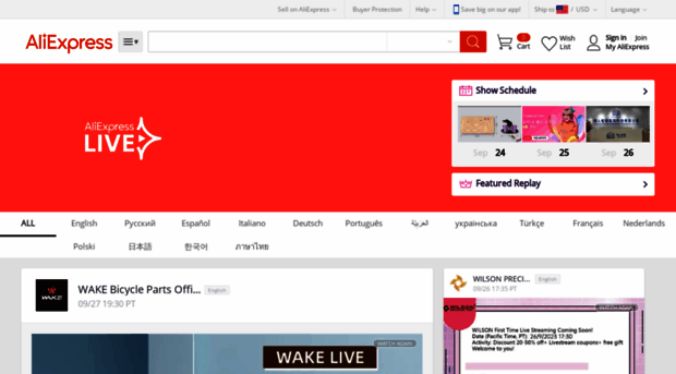 live.aliexpress.com - AliExpress Live - Live Ali Express