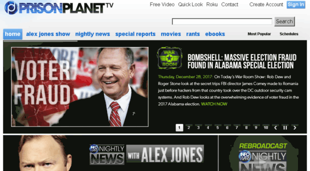 live.prisonplanet.tv - ALEX JONES Prison Planet TV - Live Prison Planet