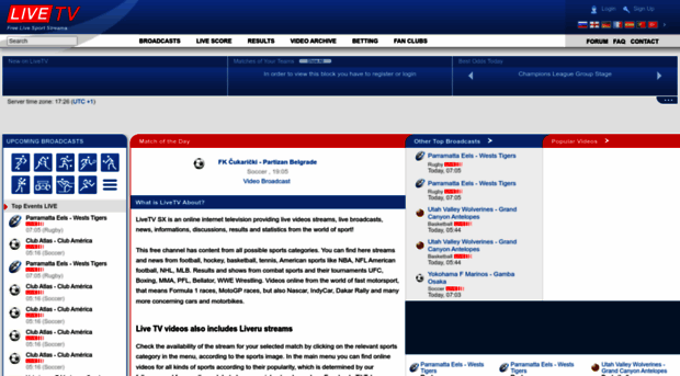 livetvs.top - LiveTV SX Video Streams / Live... - LiveTV S