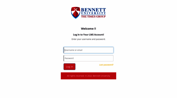 lms.bennett.edu.in - BennettTech: Log in to the sit... - Lms Bennett Edu