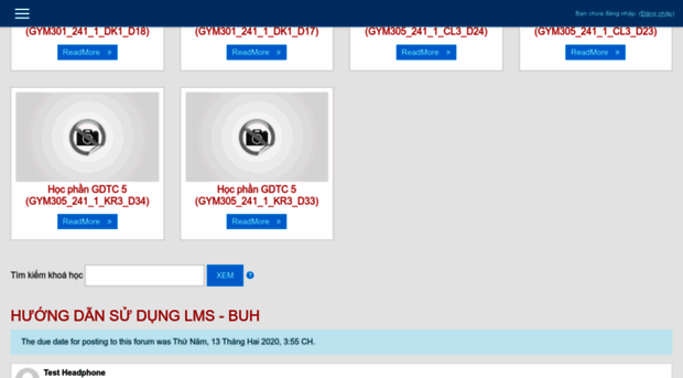 lms.buh.edu.vn - BUH - Learning Management Syst... - Lms BUH