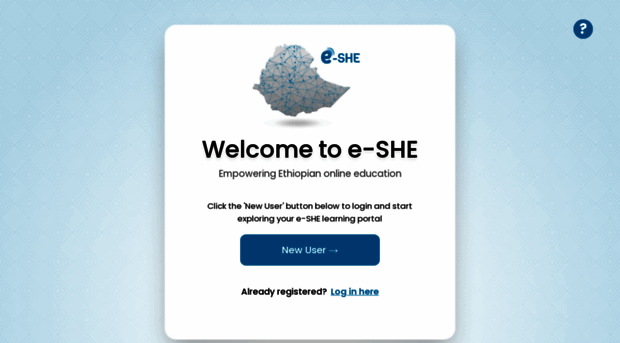 lms.courses.ethernet.edu.et - e-SHE Portal - Lms Courses Ethernet