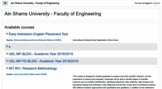 lms.eng.asu.edu.eg - Ain Shams University - Faculty... - Lms Eng Asu