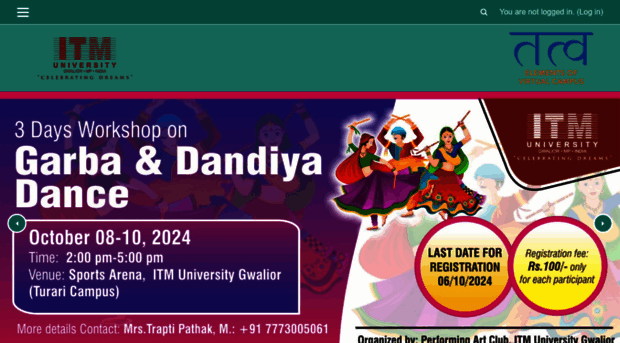 lms.itmuniversity.ac.in - Home | ITM University-Gwalior - Lms ITM ...