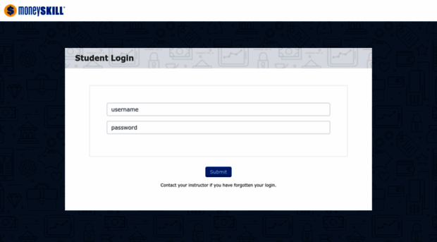 lms.moneyskill.org - MoneySKILL: Student Login - Lms MoneySKILL
