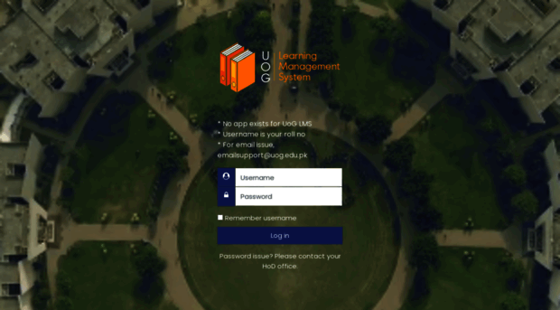 lms.uog.edu.pk - Log in to the site | UOGLMS - Lms Uog