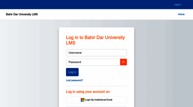 lmsc.bdu.edu.et - Log in to the site | BDU LMS - LMS C BDU