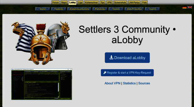 lobby.siedler3.net - aLobby - the alternative Lobby... - Lobby Siedler 3