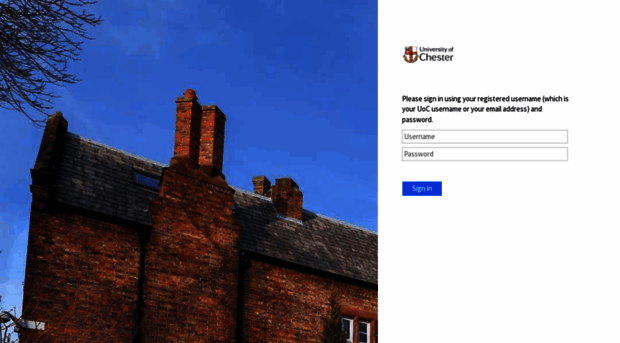 login.chester.ac.uk - Sign In - Login Chester