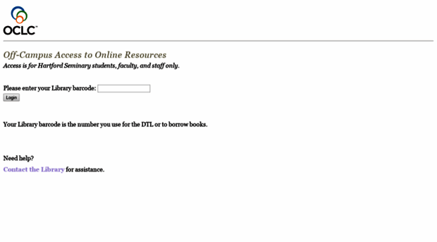 login.hartsem.idm.oclc.org - Shibboleth Authentication Requ... - Login ...