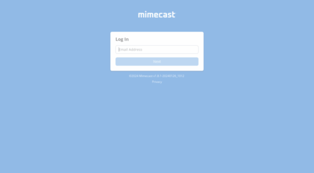 login.mimecast.com - Login Mimecast