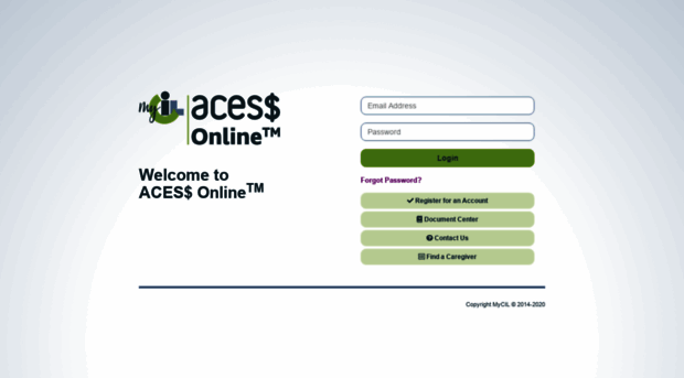 login.mycil.org - ACES$ Online - Site Login - Login Mycil