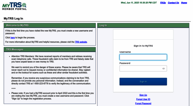 login.mytrs.texas.gov - Login Mytrs Texas