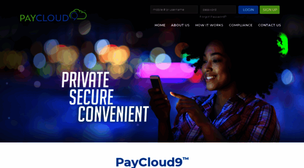 login.paycloud9.com - PayCloud9™ - Private. Secure. ... - Login Pay Cloud9