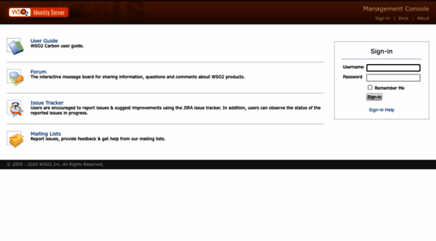 login.pos.com.my - WSO2 Management Console - Login Pos