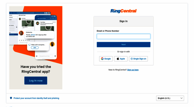 login.ringcentral.com - Sign In - Login Ringcentral