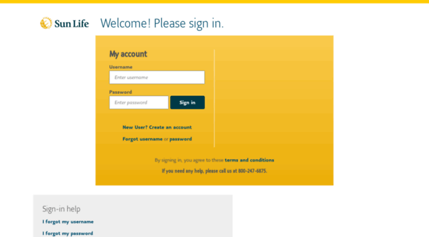 login.sunlifeconnect.com - Sun Life - Login Sun Life Connect