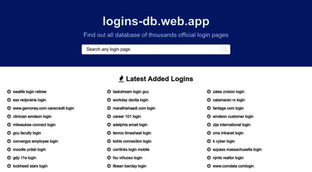 logins-db.web.app - logins-db.web.app ~ Find out a... - Logins Db Web